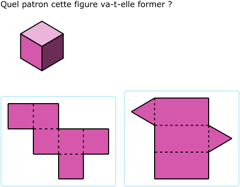 CE1 maths - Patrons des solides | IXL