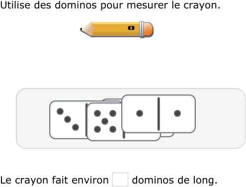 GS maths - Mesurer à l'aide d'objets | IXL