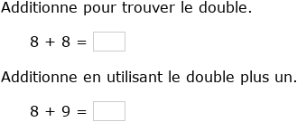 CE2 maths - Additionner en utilisant le double plus un | IXL