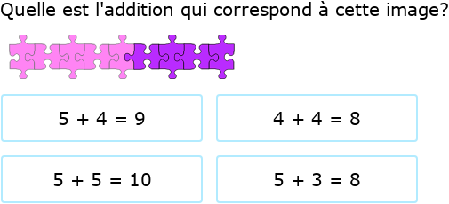 GS maths - Comprendre l'addition jusqu'à 10 | IXL