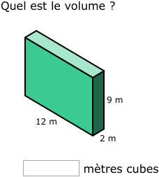 6ème maths - Volume d'un cube et d'un pavé droit | IXL