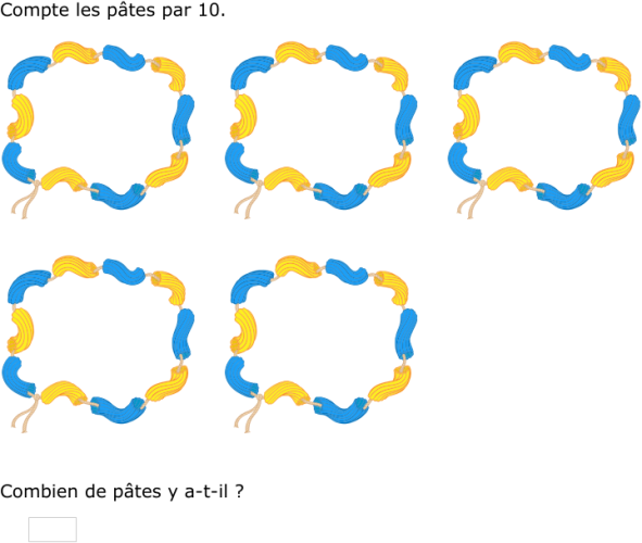 GS maths - Compter de 10 en 10 | IXL