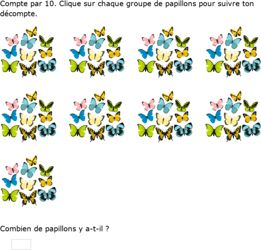 GS maths - Apprendre à compter de 10 en 10 | IXL