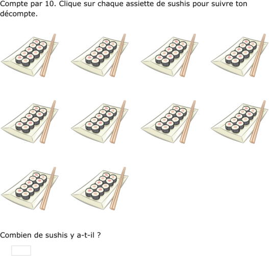 CP maths - Compter de 10 en 10 | IXL