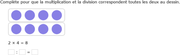 CM2 maths - Associer multiplication et division | IXL