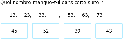 CE2 maths - Suites de nombres croissants | IXL